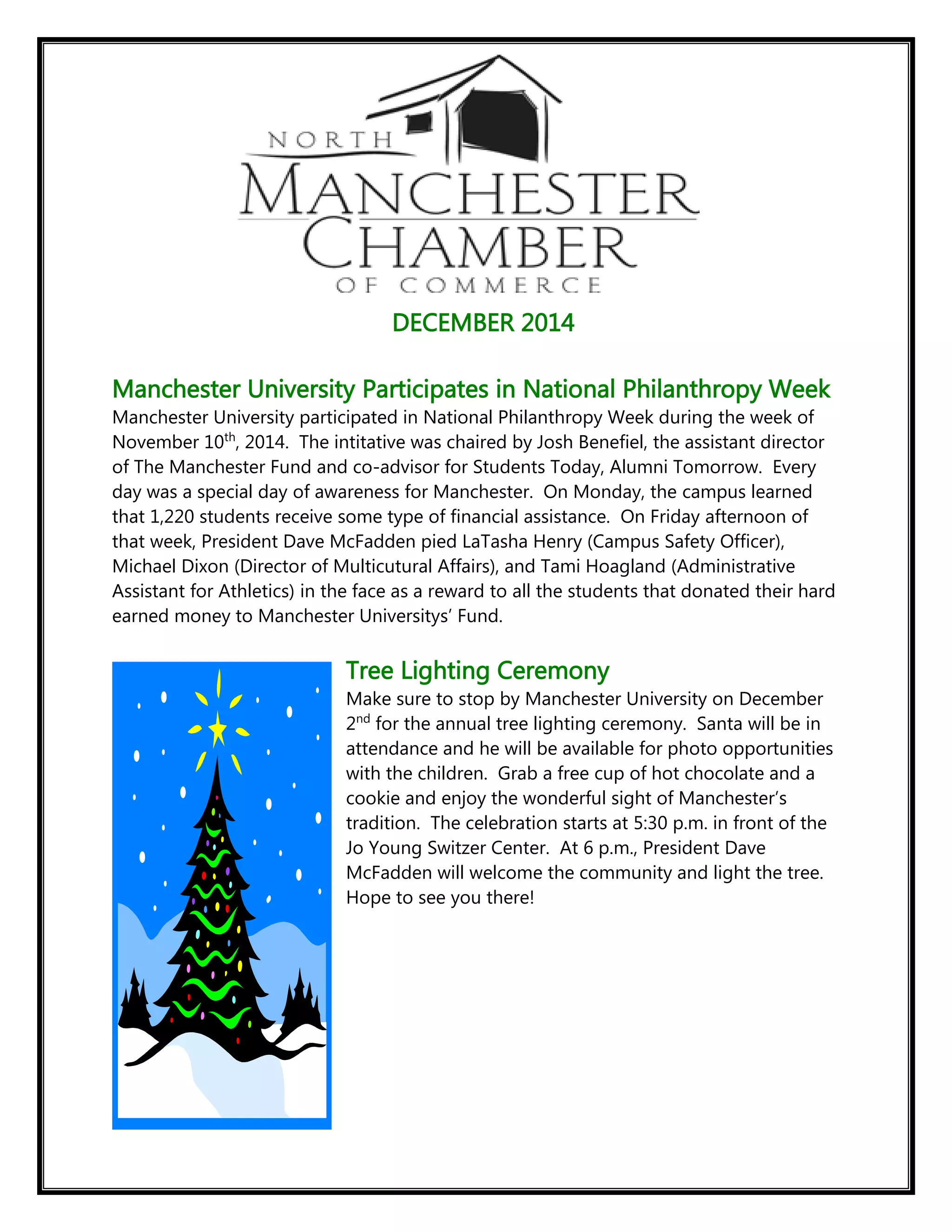 Newsletter December 2014 final | PDF