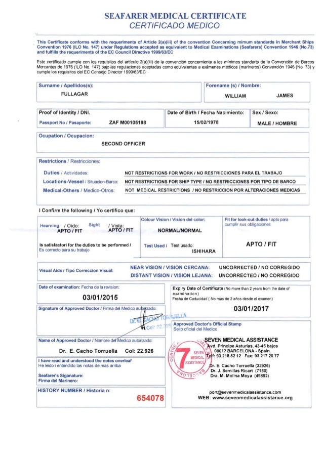 What Is An Eng1 Medical Certificate at Gary Matthews blog