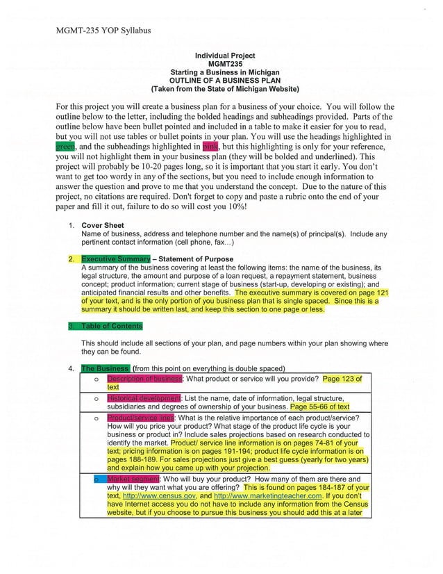 MGT 235 SYLLABUS | PDF