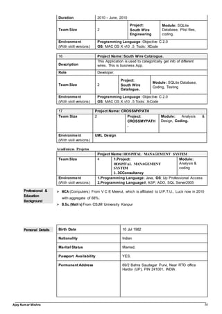 Ajay_Resume | DOCX | Programming Languages | Computing