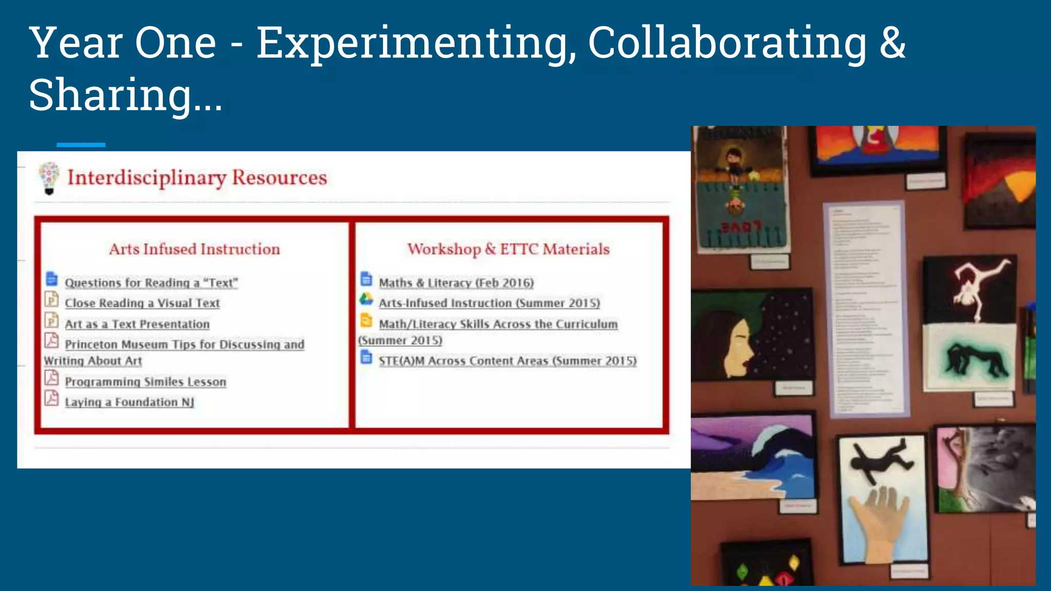 Arts Infused Webinar HCRHS slides | PPT