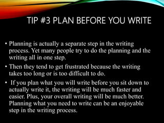 Be a better writer | PPT | Free Download