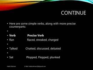 Be a better writer | PPT