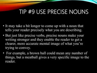 Be a better writer | PPT