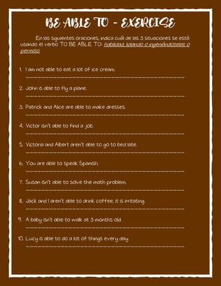 BE ABLE TO | PDF | Parenting Babies and Toddlers | Parenting