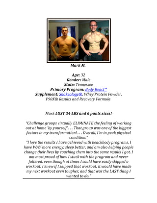Beachbody success stories | PDF