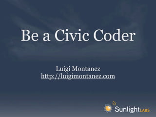 Be A Civic Coder | PPT