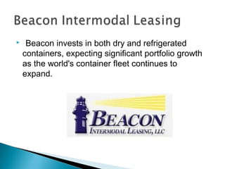 Beacon Shipping Containers | PPT
