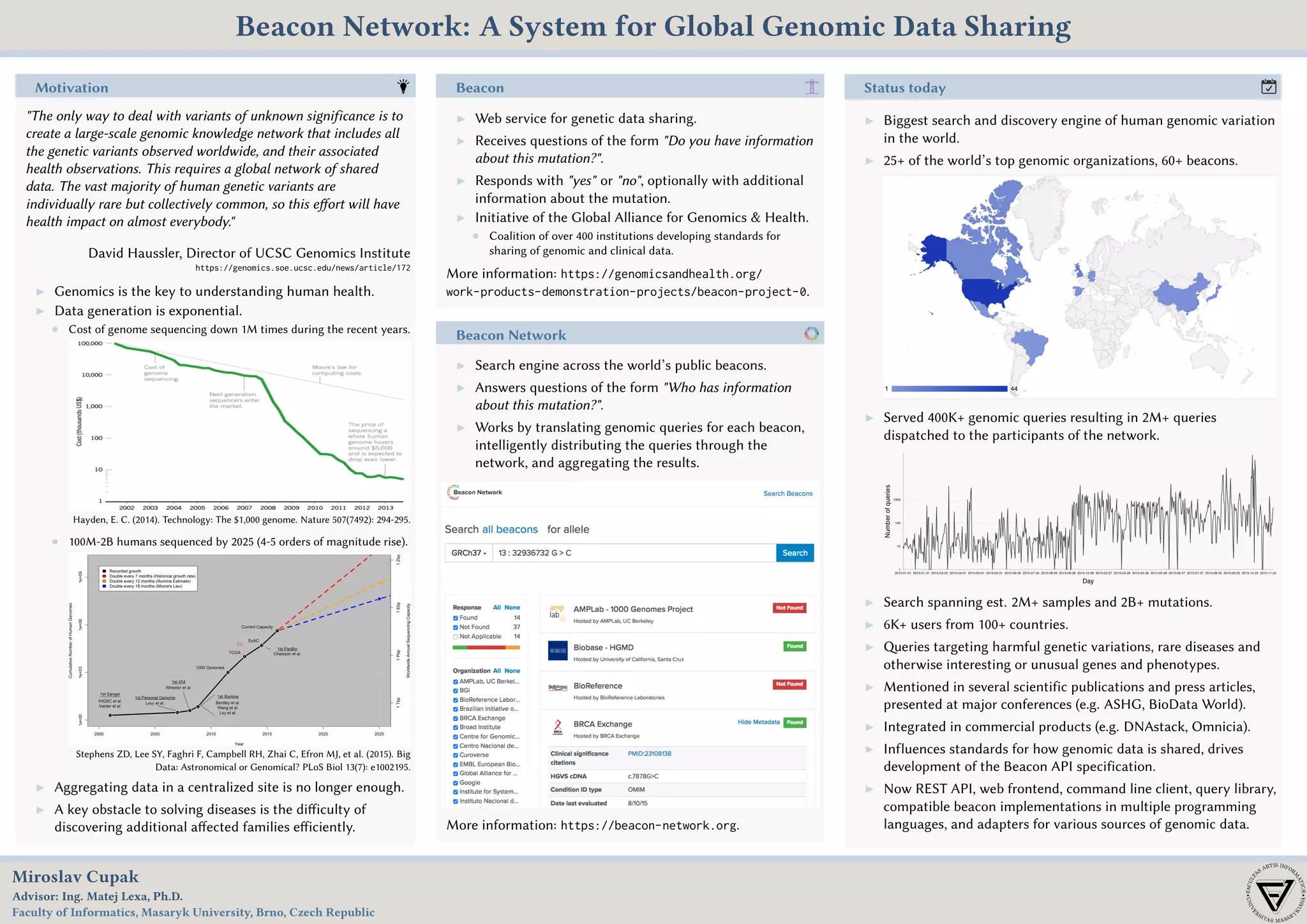 Beacon Network: A System for Global Genomic Data Sharing | PPT