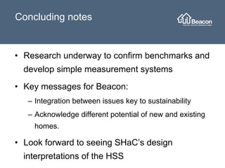Beacon Pathway High Standard of Sustainabillity (HSS) | PPT