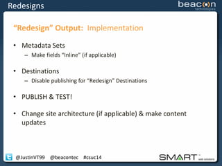 Outputting Their Full Potential: Using Outputs for Site Redesigns and ...