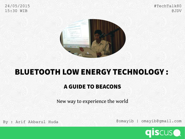 Beacon bluetooth low energy | PPT