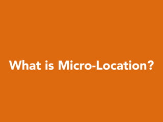 Micro-Location Explained | PDF