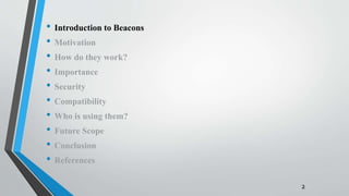 Beacons | PPTX