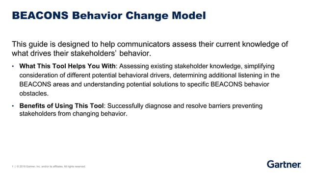 beacons behavior change model presentation | PDF | Business and Finance