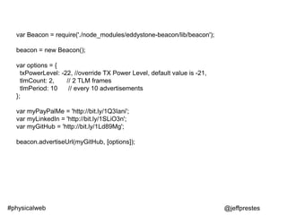 Beacons, Raspberry Pi & Node.js