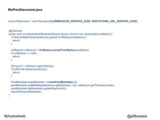 Beacons, Raspberry Pi & Node.js