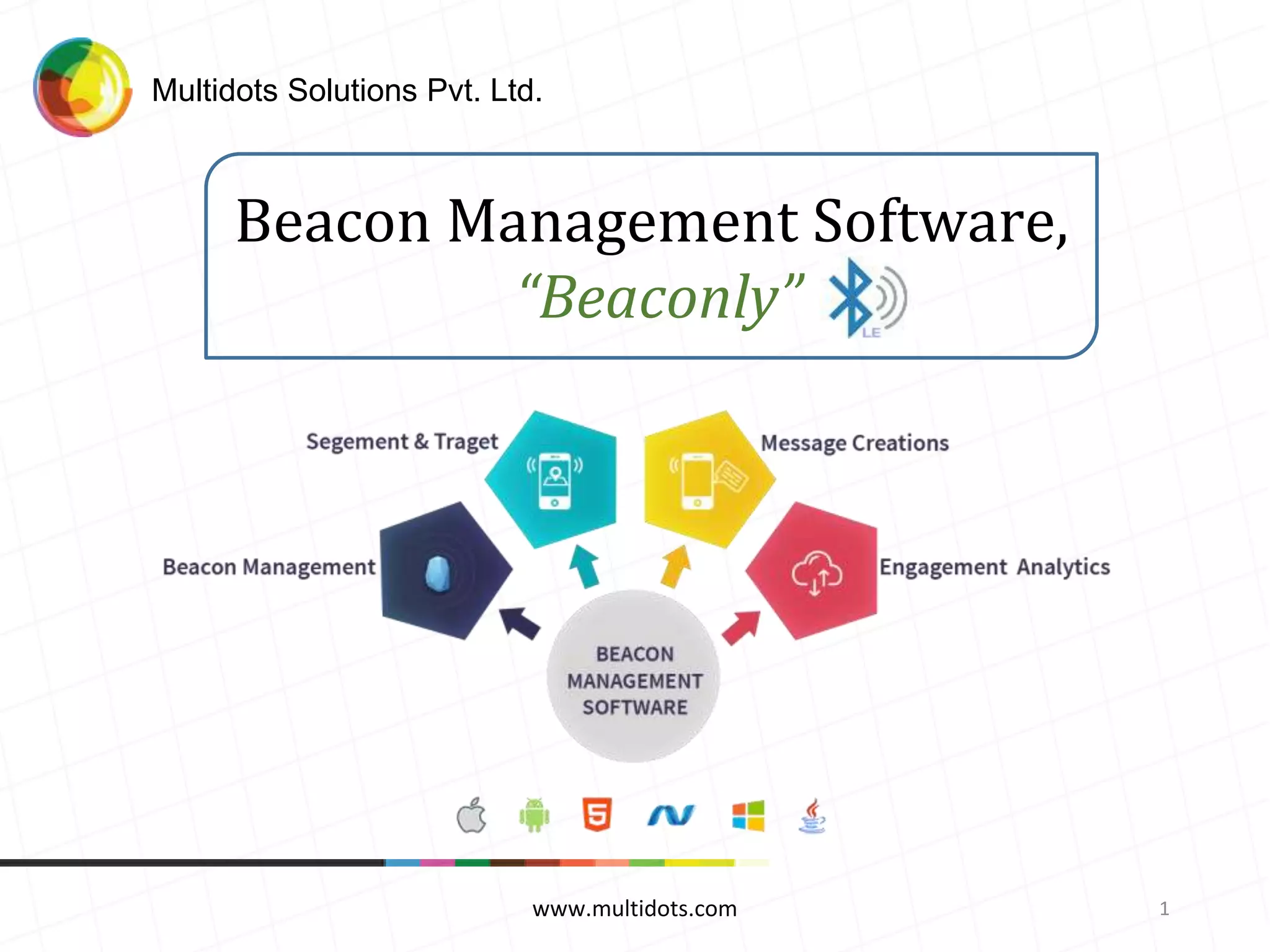 Beaconly - Beacon Management Software | PPTX