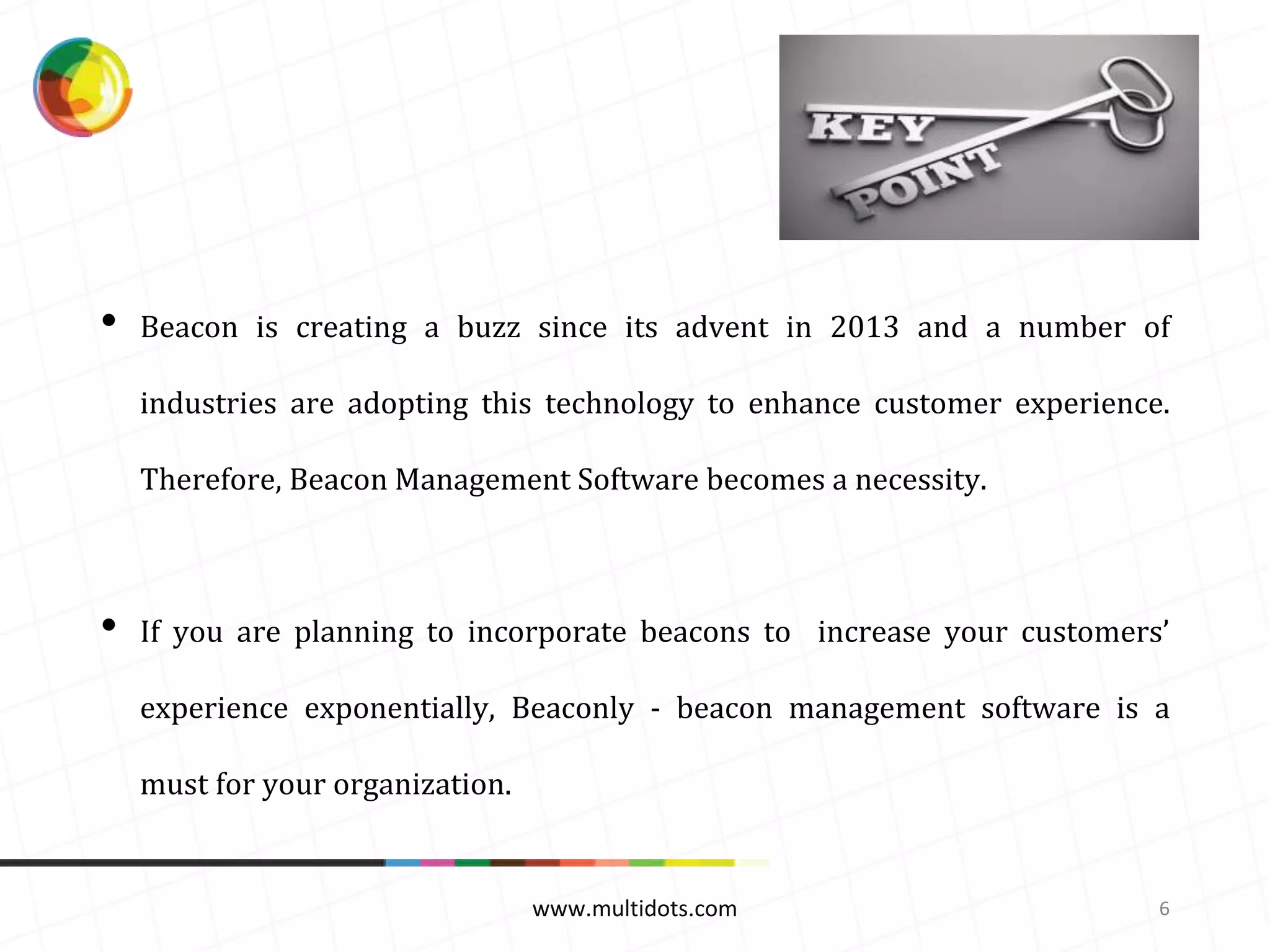 Beaconly - Beacon Management Software | PPTX