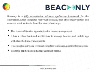 Beaconly - Beacon Management Software | PPTX