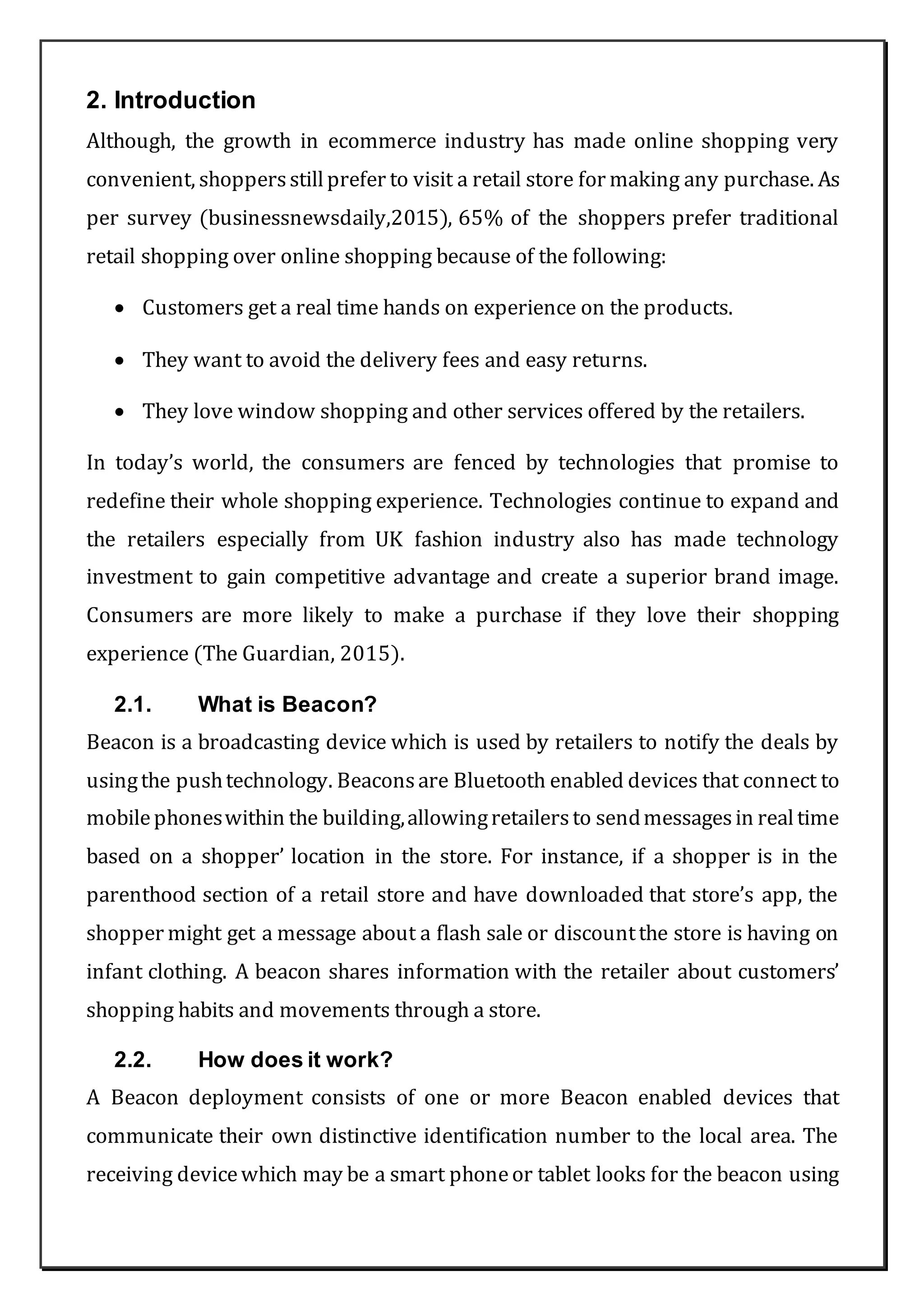 Beacon technology | DOCX