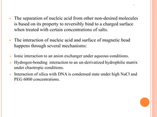 Bead-based Separation Technique for the automatic extraction of Nucleic ...