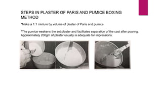BEADING AND BOXING.ppt bds 1st year dental material | PPSX