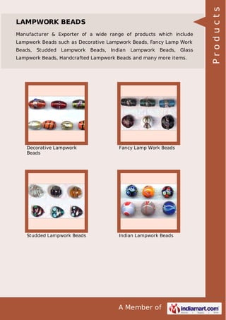 Beadman Inc., Varanasi, Glass Beads | PDF