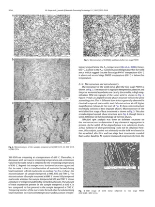 Improving 410NiMo Weld Metal Toughness by PWHT - M. Divya, C.R. Das, V ...