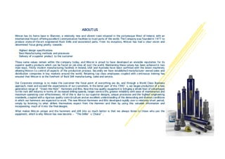 Mincon Company Profile (1) | PPT