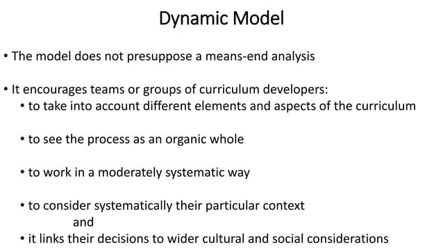 Theories and models of curriculum development .pptx | Educational ...