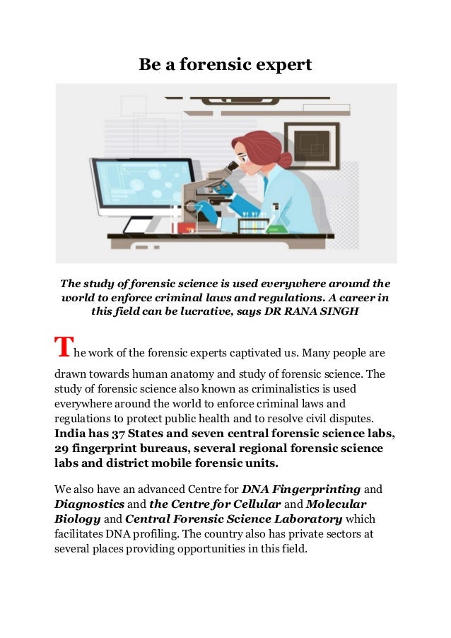Be a forensic expert | PDF