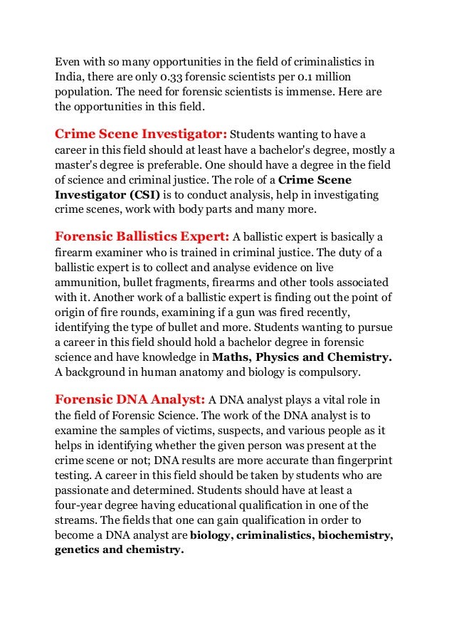 Be a forensic expert | PDF