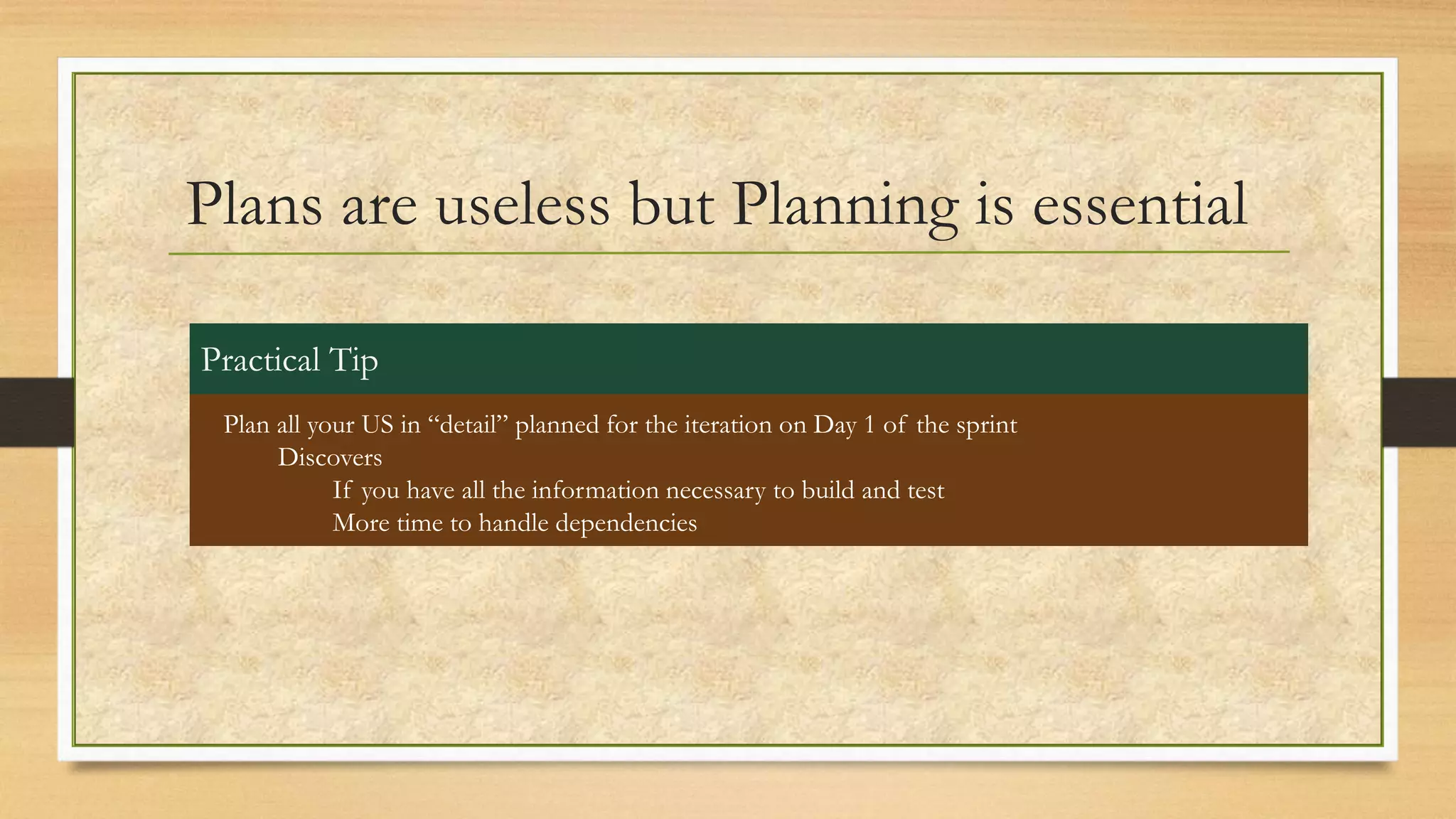 Be Agile Not Fragile | PPT