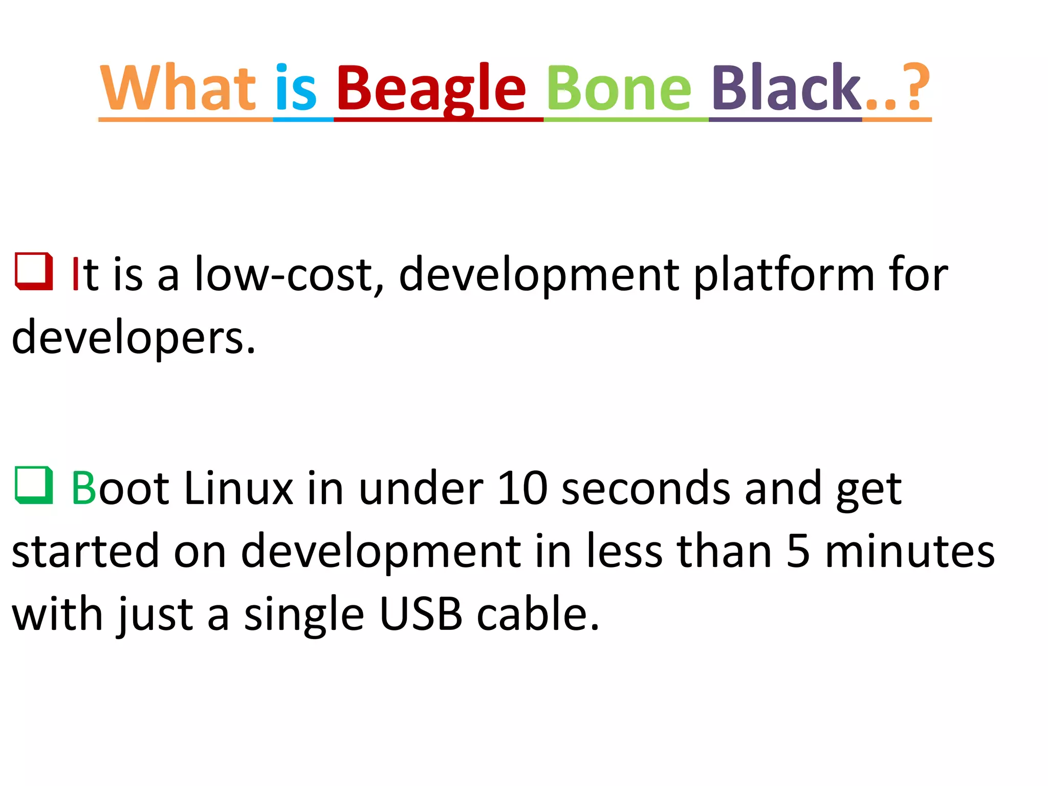 Introduction To The Beagleboard | PPTX