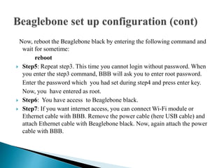 Beagle bone black by Boddukuri venkata saiteja | PPTX