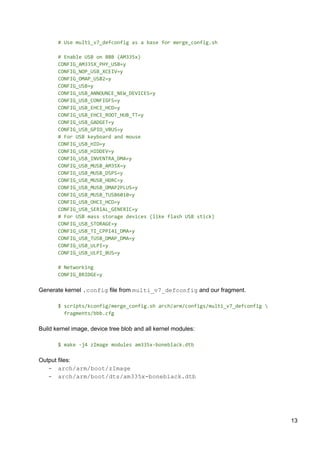 BeagleBone Black: Platform Bring-Up with Upstream Components | PDF