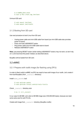 BeagleBone Black: Platform Bring-Up with Upstream Components | PDF