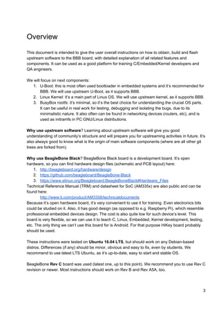 BeagleBone Black: Platform Bring-Up with Upstream Components | PDF