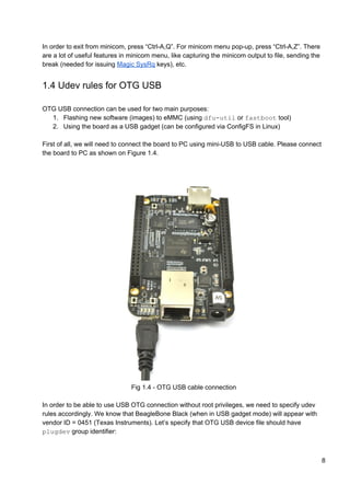 BeagleBone Black: Platform Bring-Up with Upstream Components | PDF