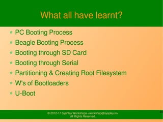 BeagleBoard-xM Booting Process | PDF