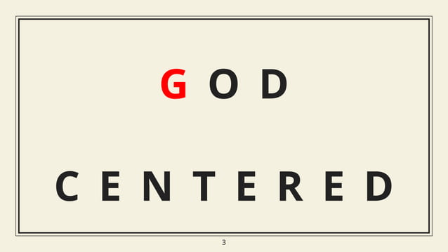 BE A GOOD ONE preaching for church and minsters.pptx