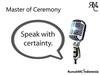 Be a Great MC! | PPTX