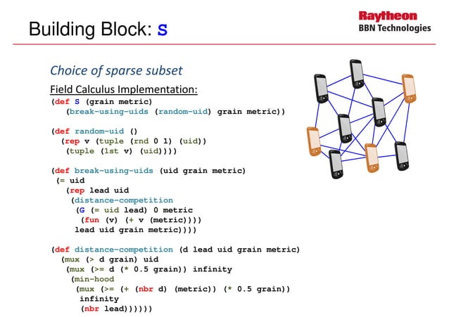 Building blocks for aggregate programming of self-organising applications | PPT