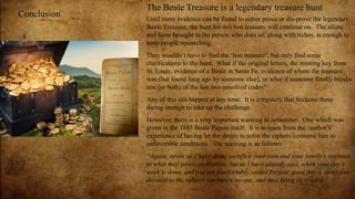 Legend of the mysterious Beale Cipher.pptx | Stamps and Coins | Collecting