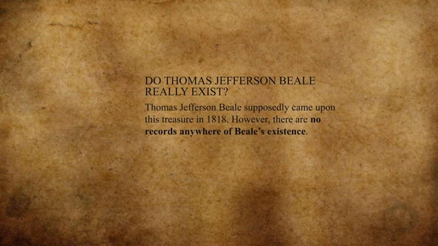 Legend of the mysterious Beale Cipher.pptx | Stamps and Coins | Collecting