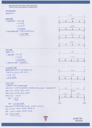 Building Structure // Beam Analysis Report | PDF