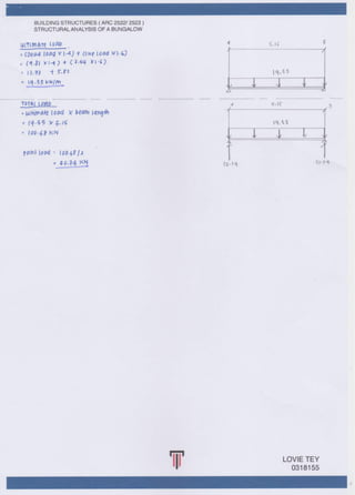 Building Structure // Beam Analysis Report | PDF