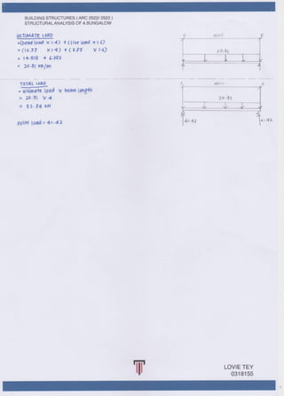 Building Structure // Beam Analysis Report | PDF