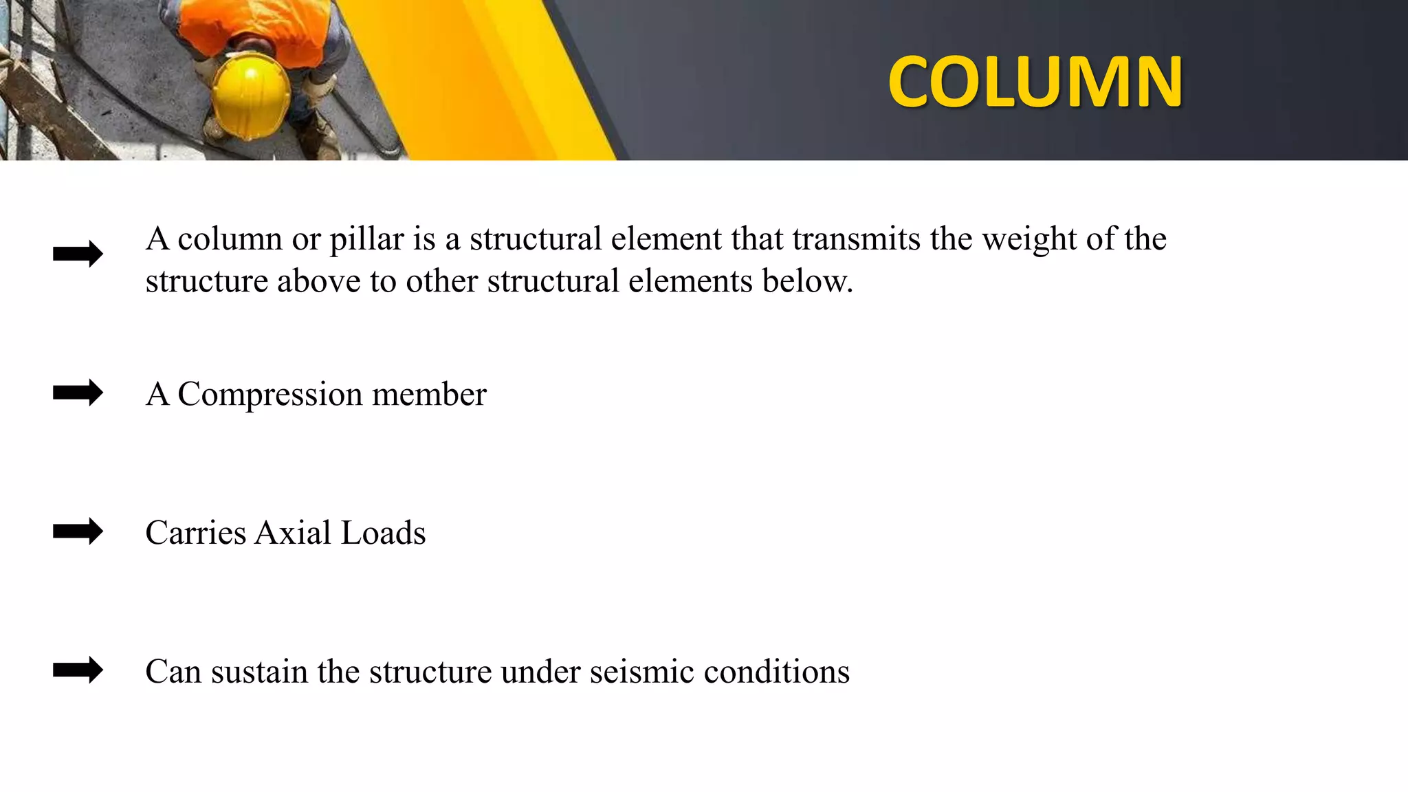BEAM,COLUMN & SLAB | PPTX